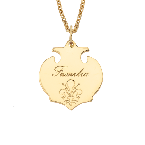 Barberini Bee Enamel Shield Charm | Fine jewelry solid silver gold ...