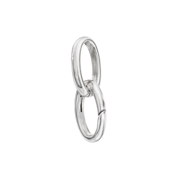 Luxe Double Link Charm Extender | Fine jewelry solid silver gold-finish ...